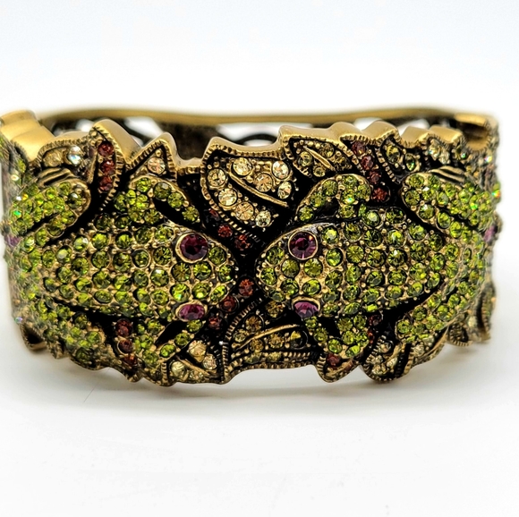 Heidi Daus | Jewelry | Heidi Daus Vintage Toad Statement Bangle ...